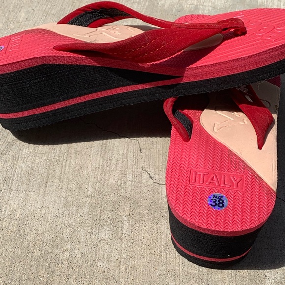 Shoes | Sexy Comfy Red Flip Flops | Poshmark